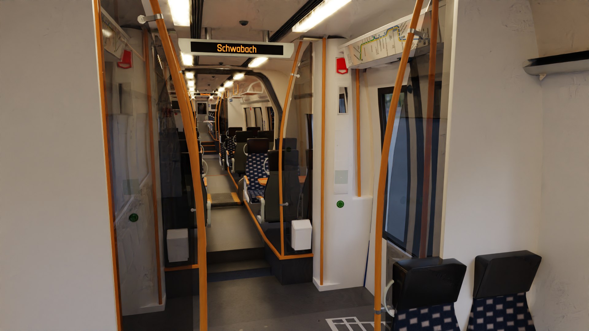 Bombardier TALENT Train National Express Rigged Animated 3D Model ...