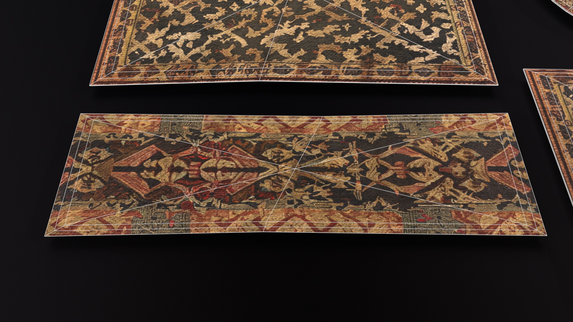 Medieval Rugs 3D Model - TurboSquid 2222770