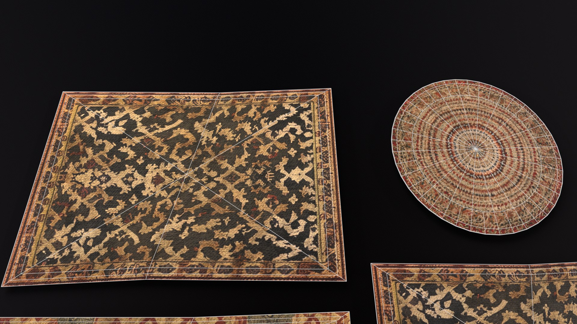 Medieval Rugs 3D Model - TurboSquid 2222770