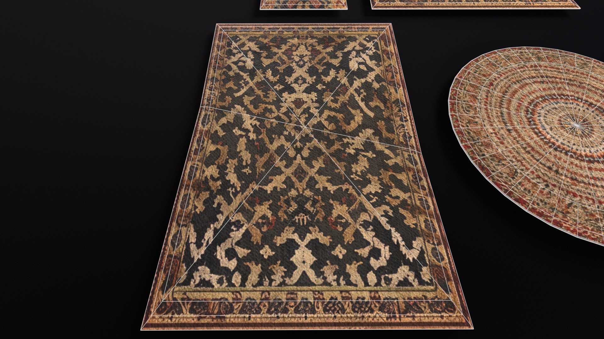 Medieval Rugs 3D Model - TurboSquid 2222770