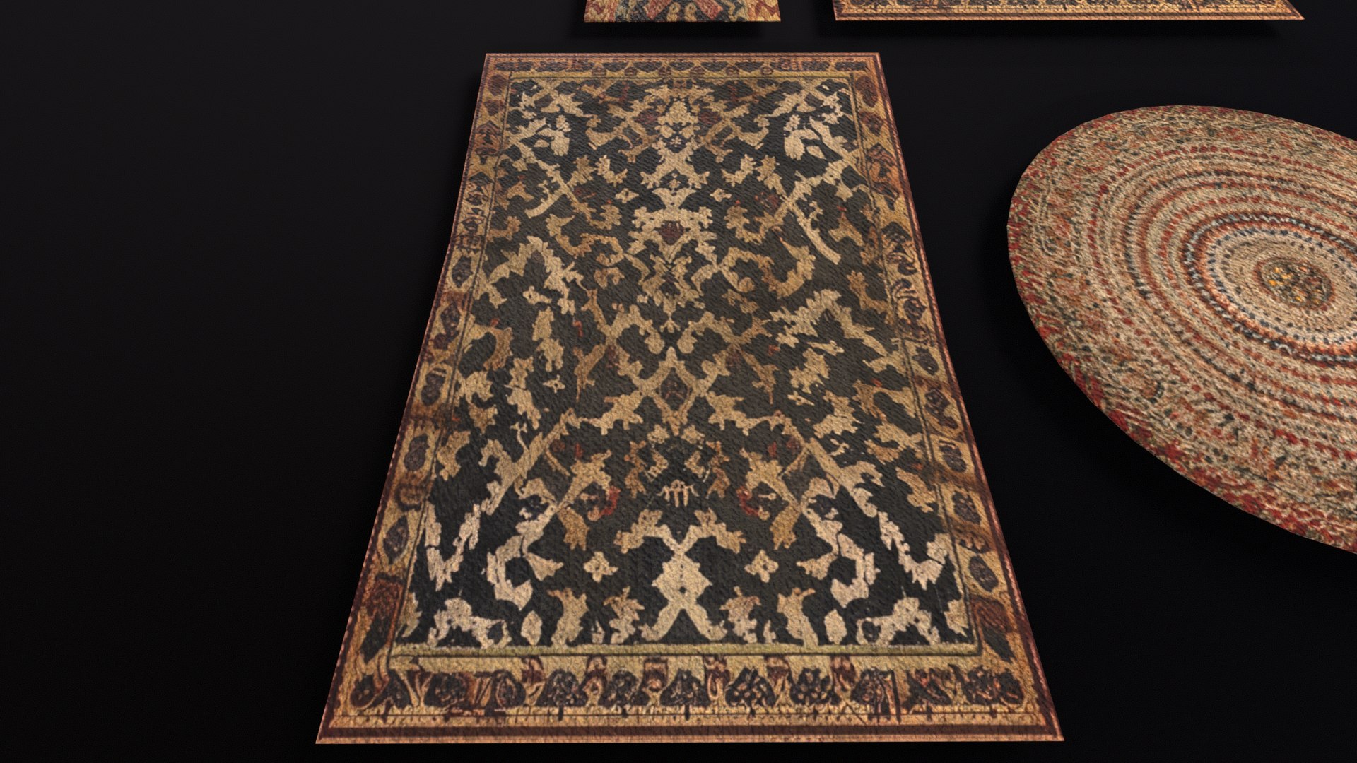 Medieval Rugs 3D Model - TurboSquid 2222770