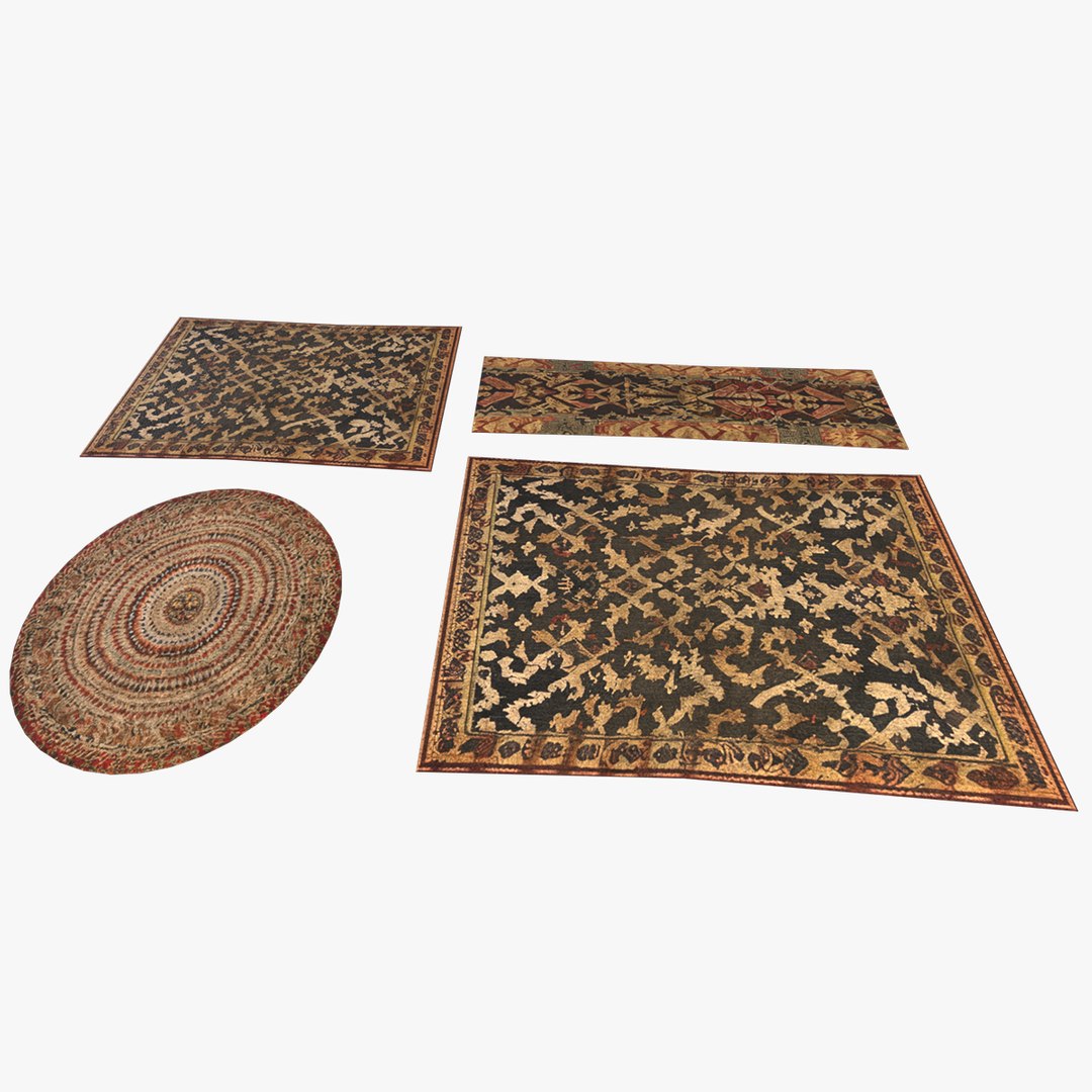 Medieval Rugs 3D Model - TurboSquid 2222770