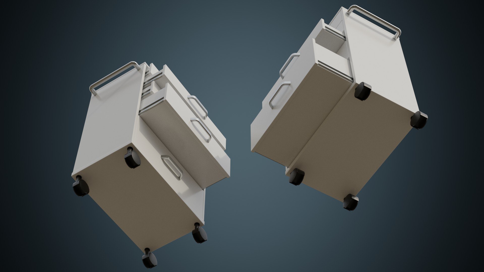 3D Medical Supply Cart 5A - TurboSquid 2144102