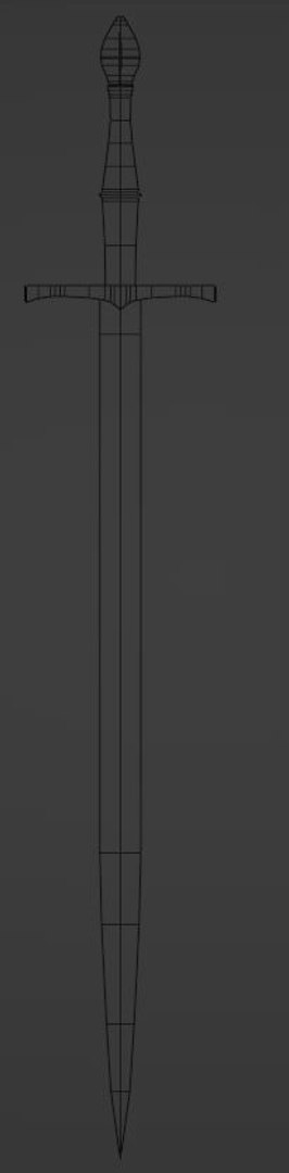 3D Simple Sword 01 - TurboSquid 1855809