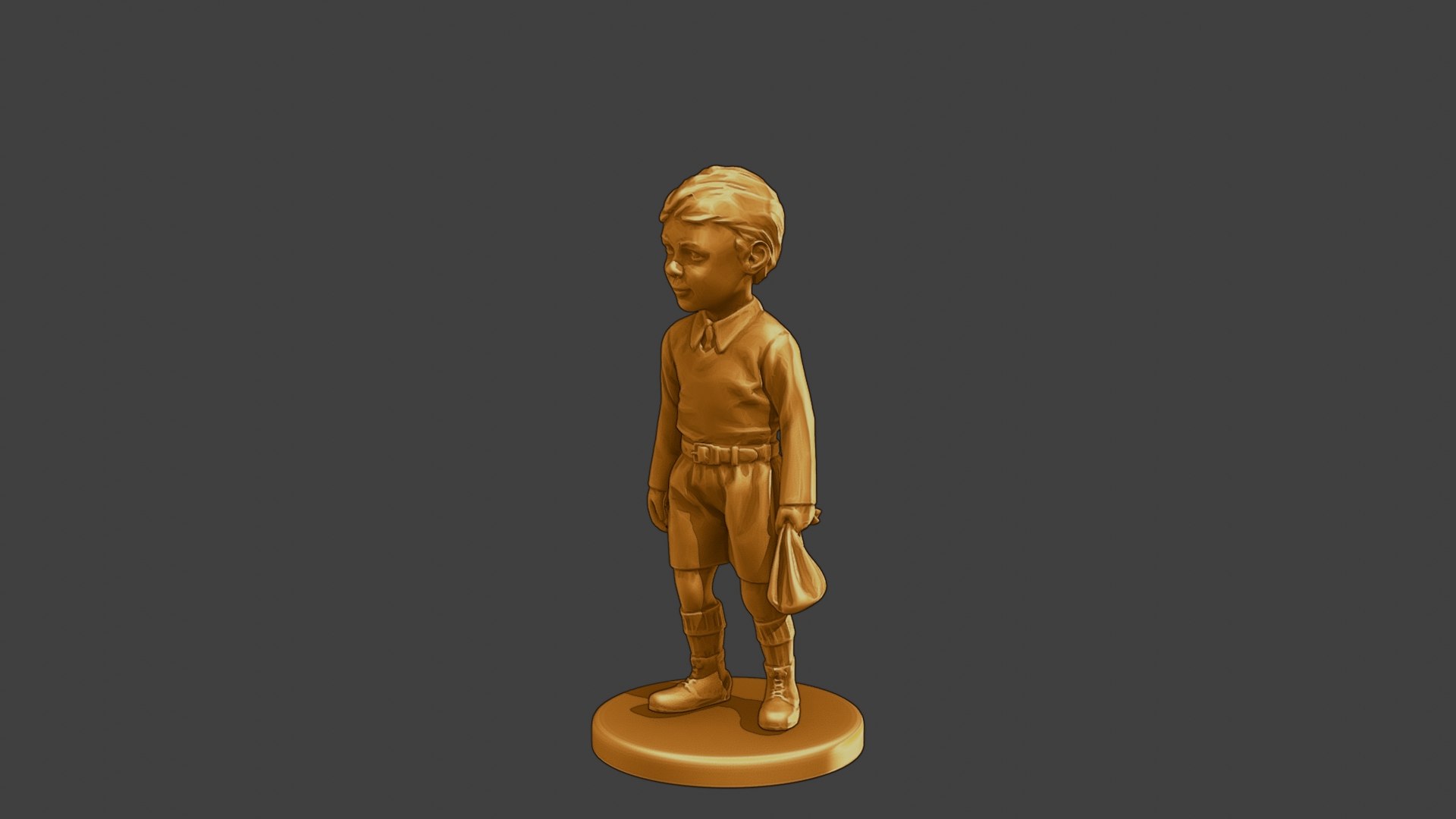 Ww2 Casual Little Boy CLB1 003 3D Model - TurboSquid 1934874