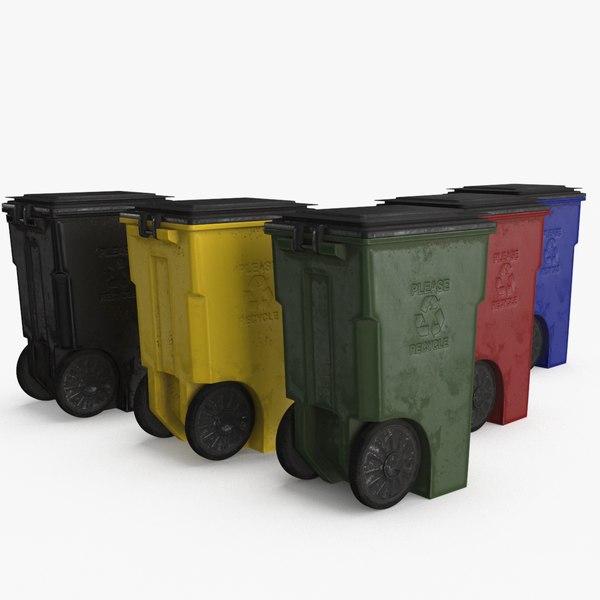 Trash bin 3D model - TurboSquid 1708274