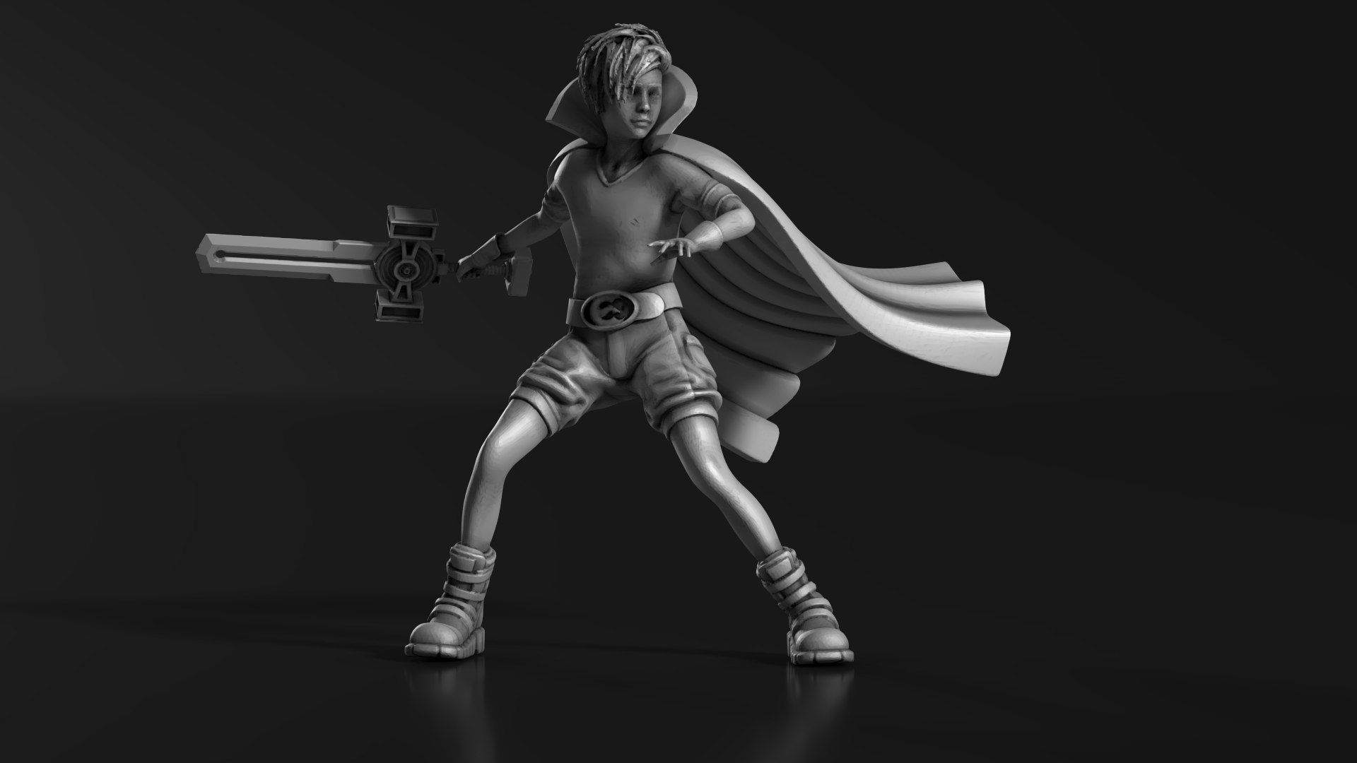 3D Sword Boy 01 Model - TurboSquid 1945289