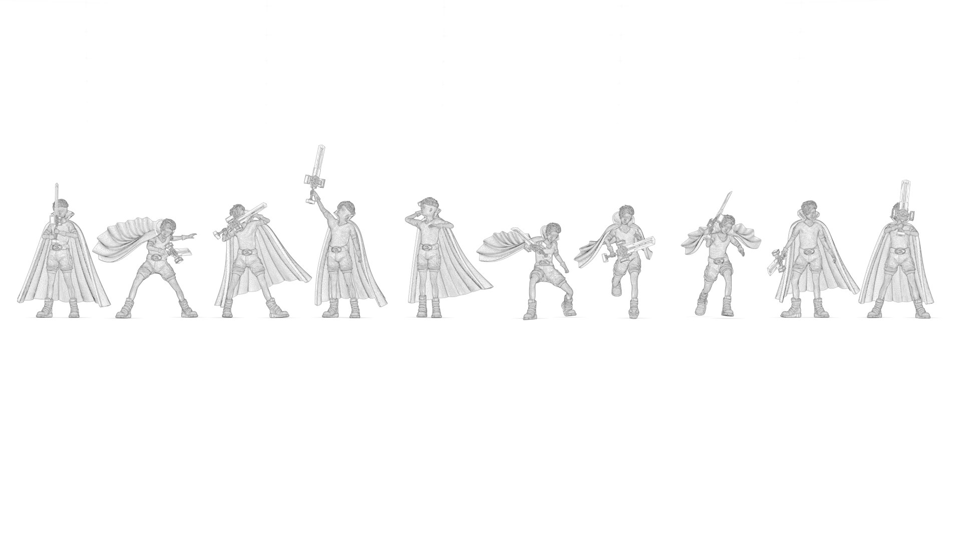 3D Sword Boy 01 Model - TurboSquid 1945289