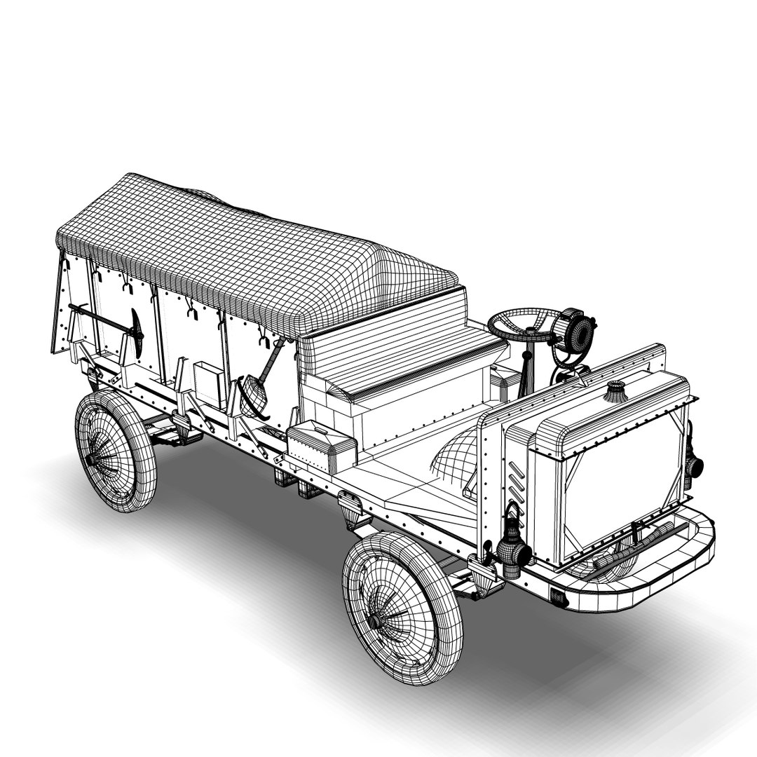 Ww1 Nash Quad Truck Max