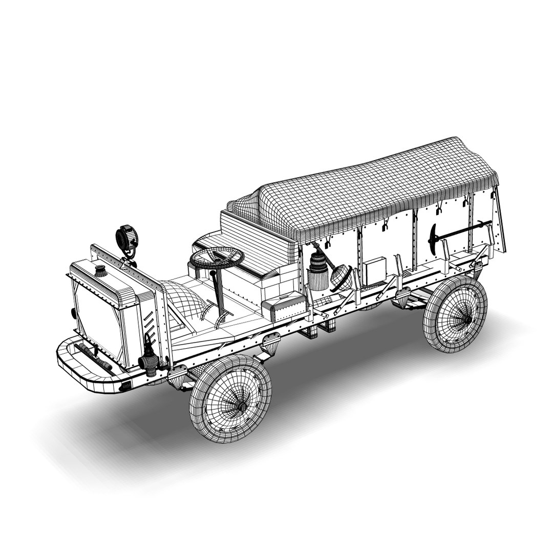 Ww1 Nash Quad Truck Max