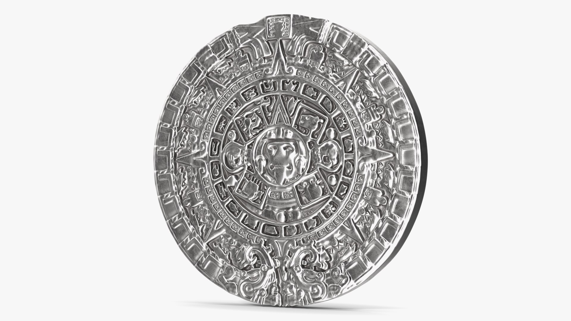 Maya Calendar Silver 3D model - TurboSquid 1902754