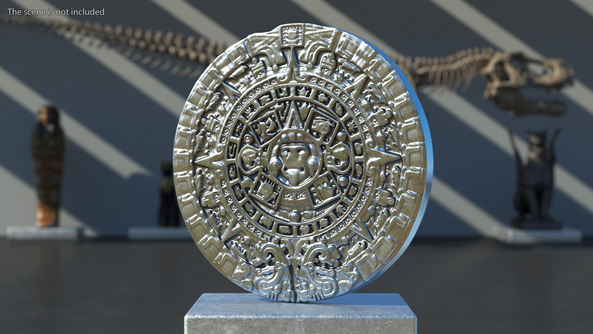 Maya Calendar Silver 3D Model - TurboSquid 1902754