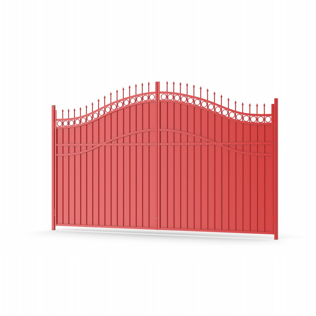 Metal Gates 3D Model - TurboSquid 2240983