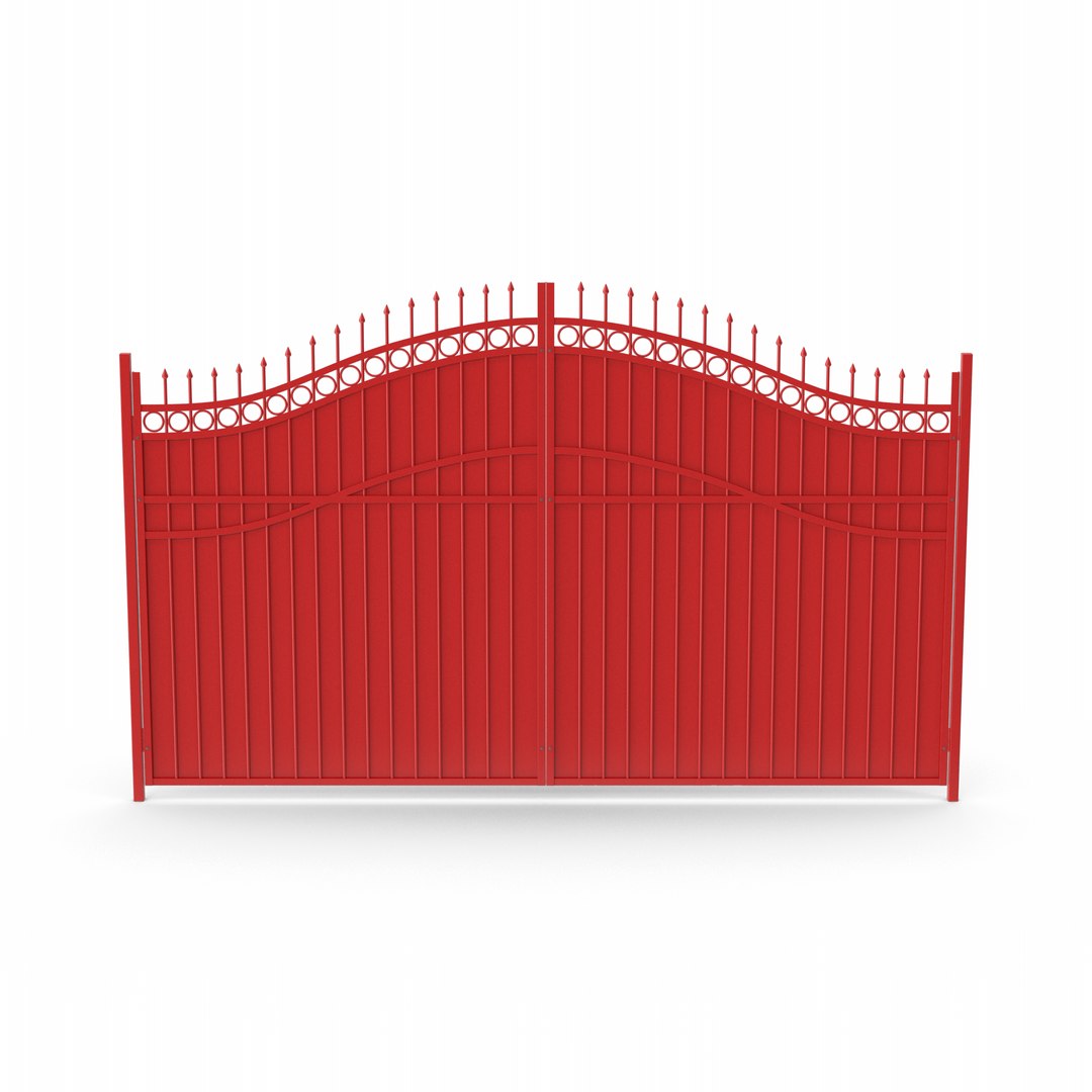 Metal Gates 3D Model - TurboSquid 2240983