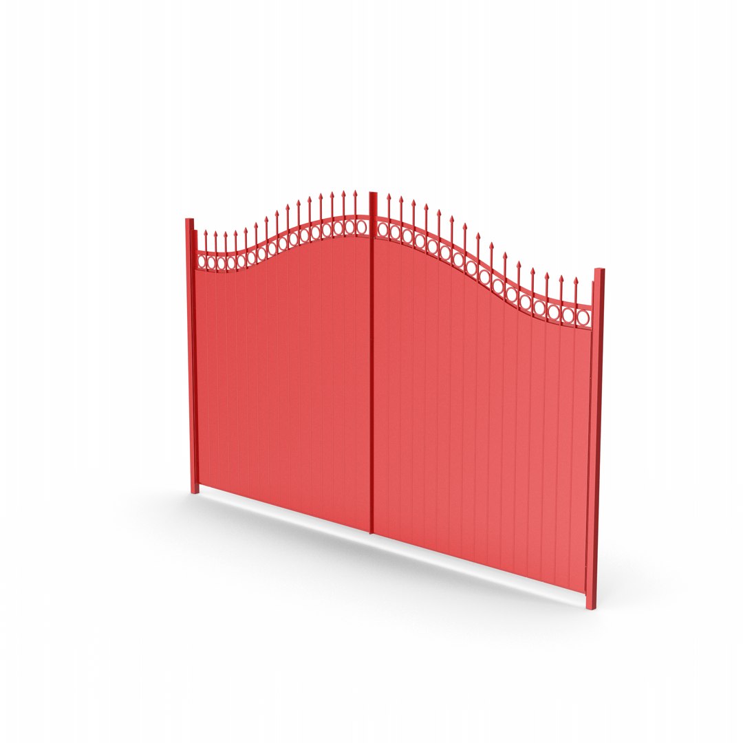 Metal Gates 3D Model - TurboSquid 2240983