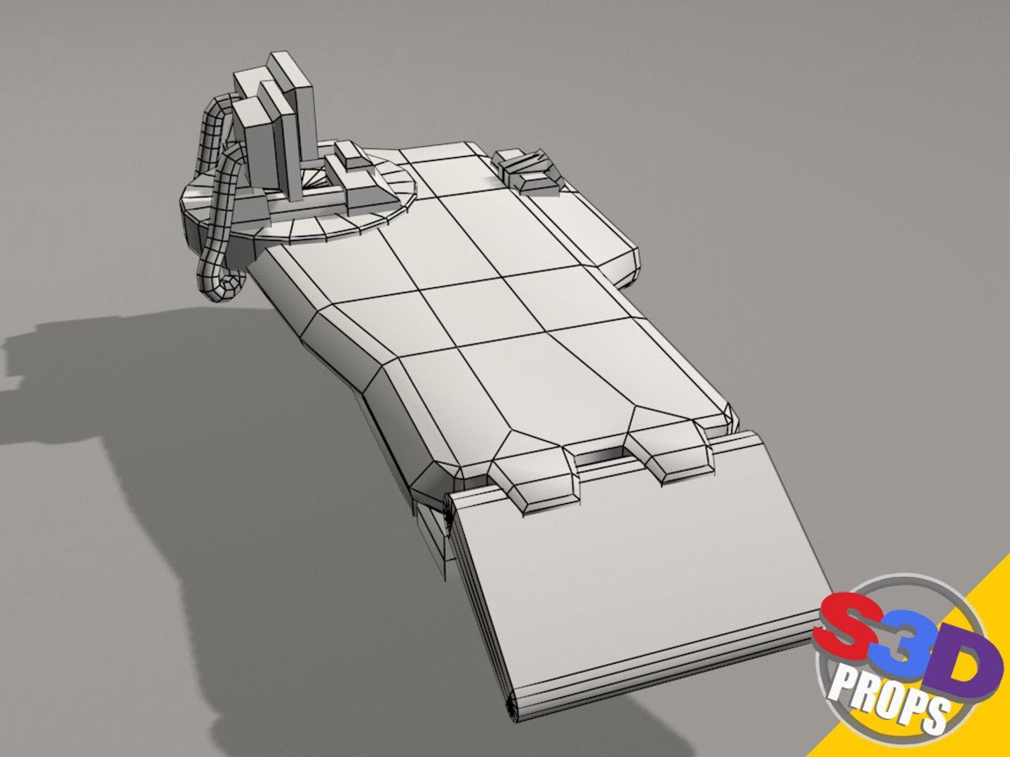 3d Model Sci-fi Repair Table
