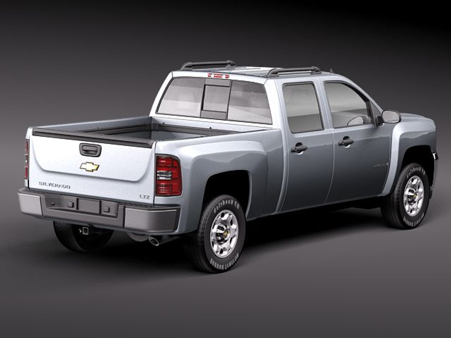 3d Model Chevrolet Silverado Pickup Truck
