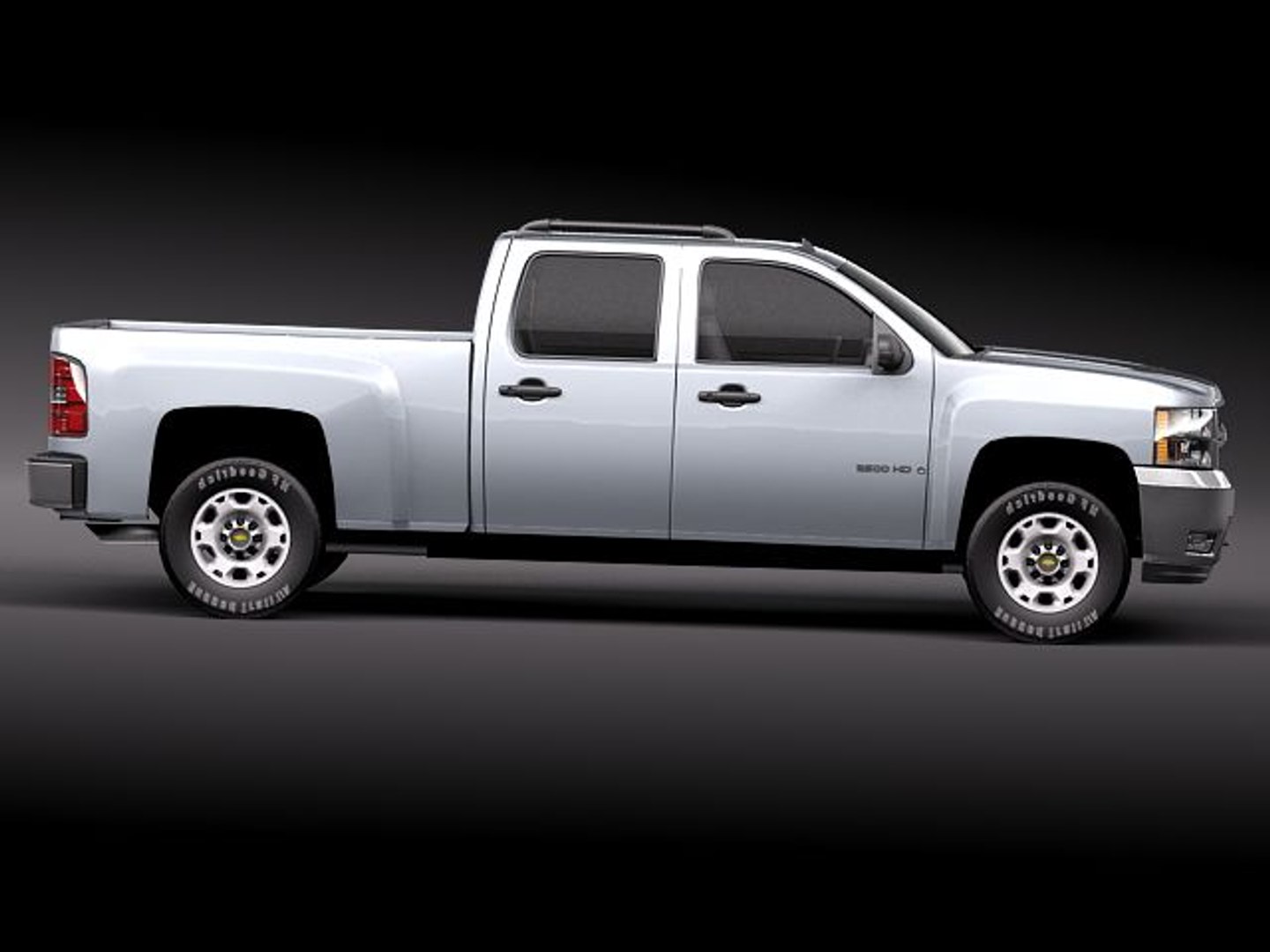 3d Model Chevrolet Silverado Pickup Truck