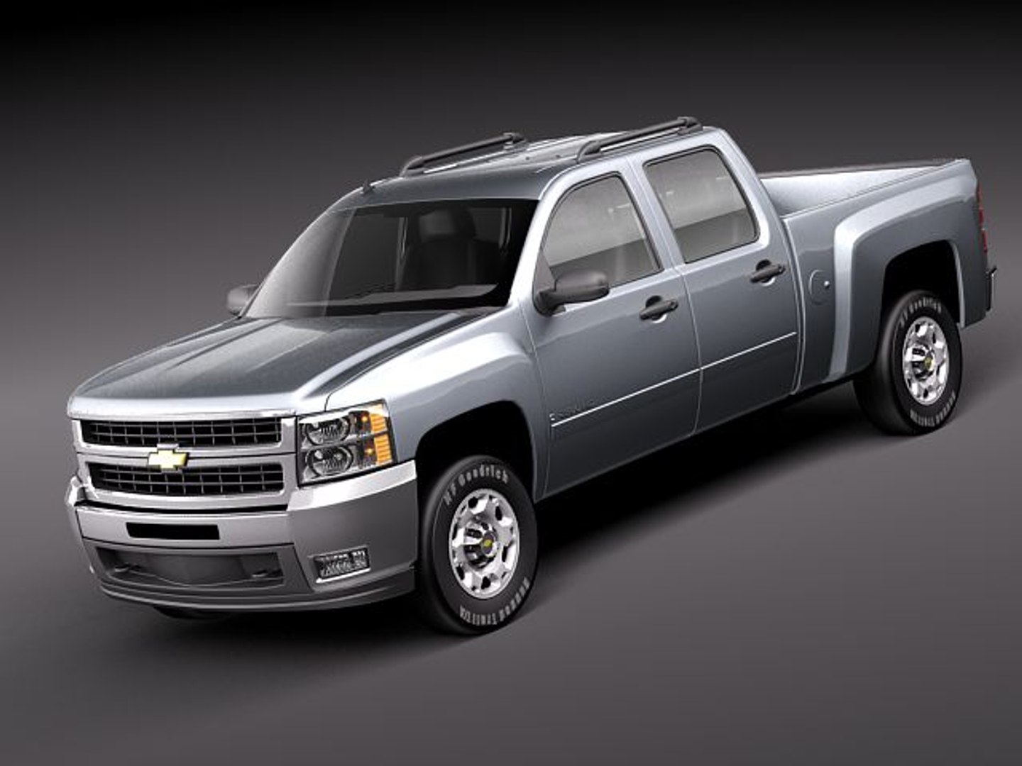 3d Model Chevrolet Silverado Pickup Truck