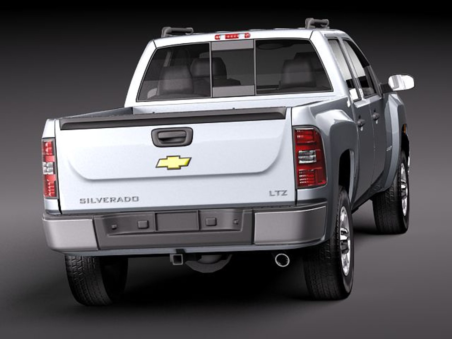 3d Model Chevrolet Silverado Pickup Truck