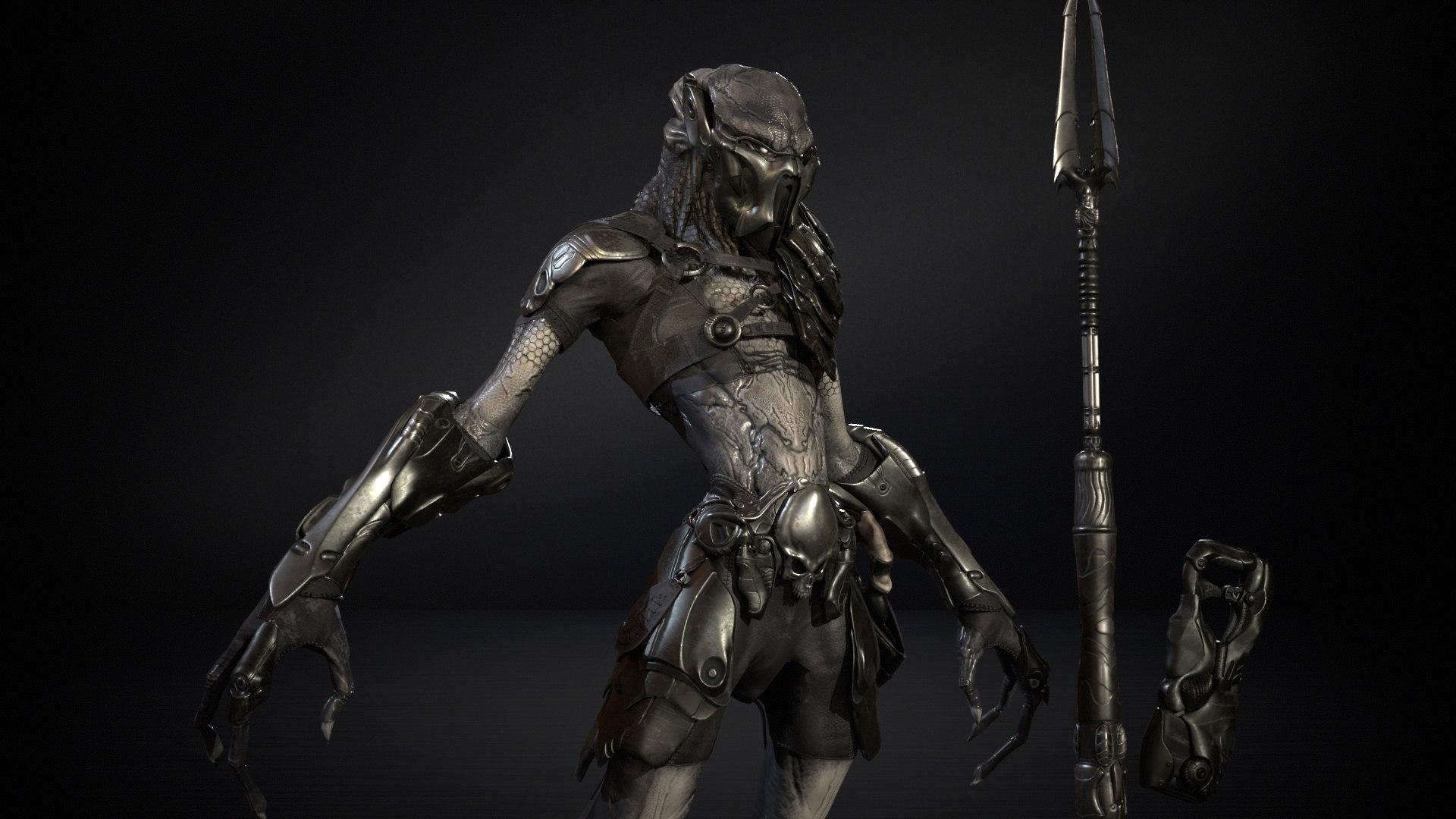 AlienHunter 3D model - TurboSquid 1962271