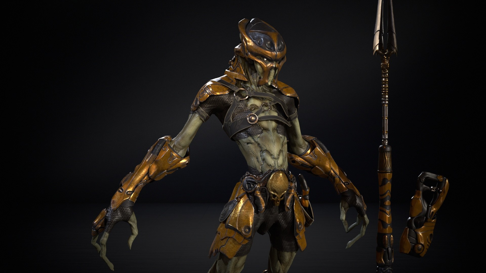 AlienHunter 3D model - TurboSquid 1962271