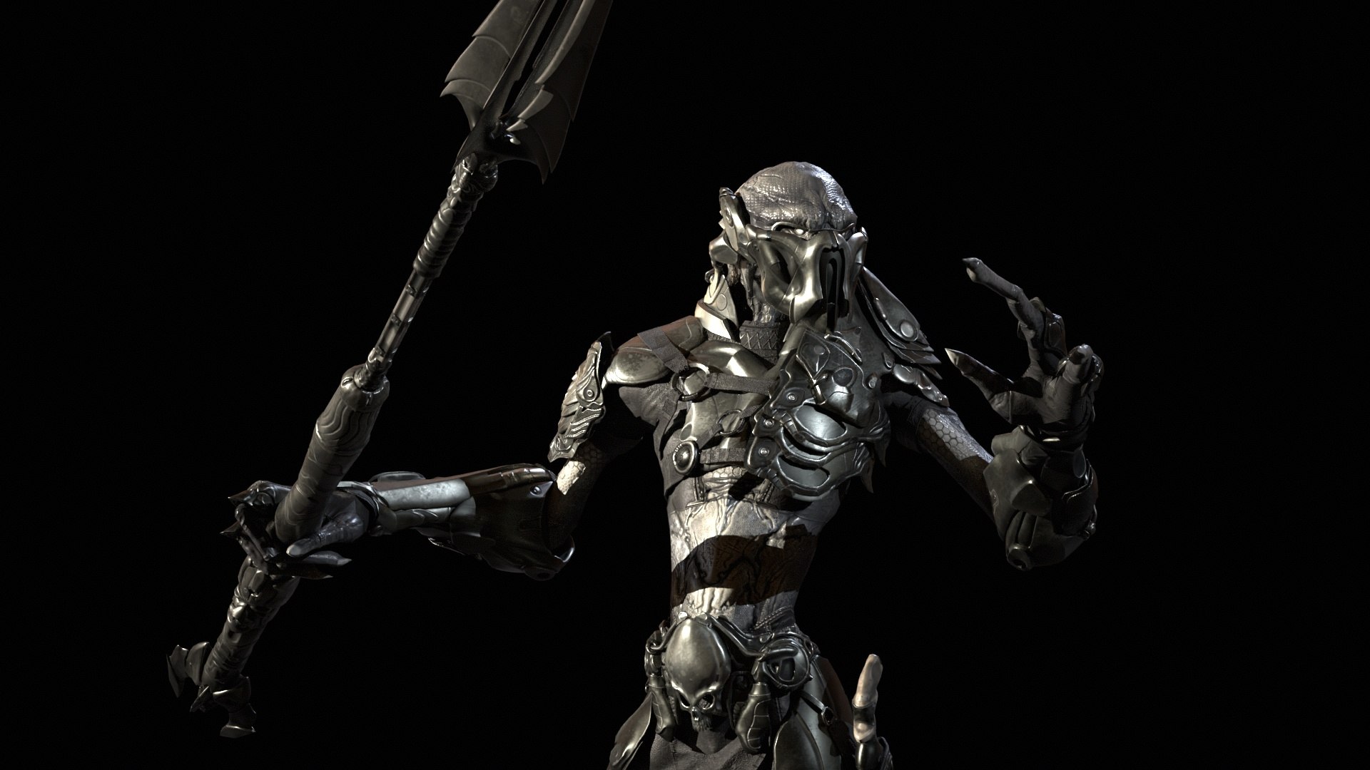 AlienHunter 3D model - TurboSquid 1962271