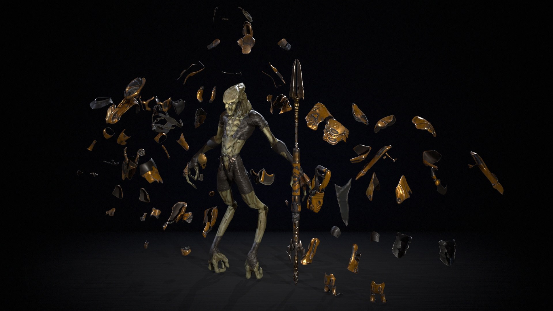 AlienHunter 3D model - TurboSquid 1962271