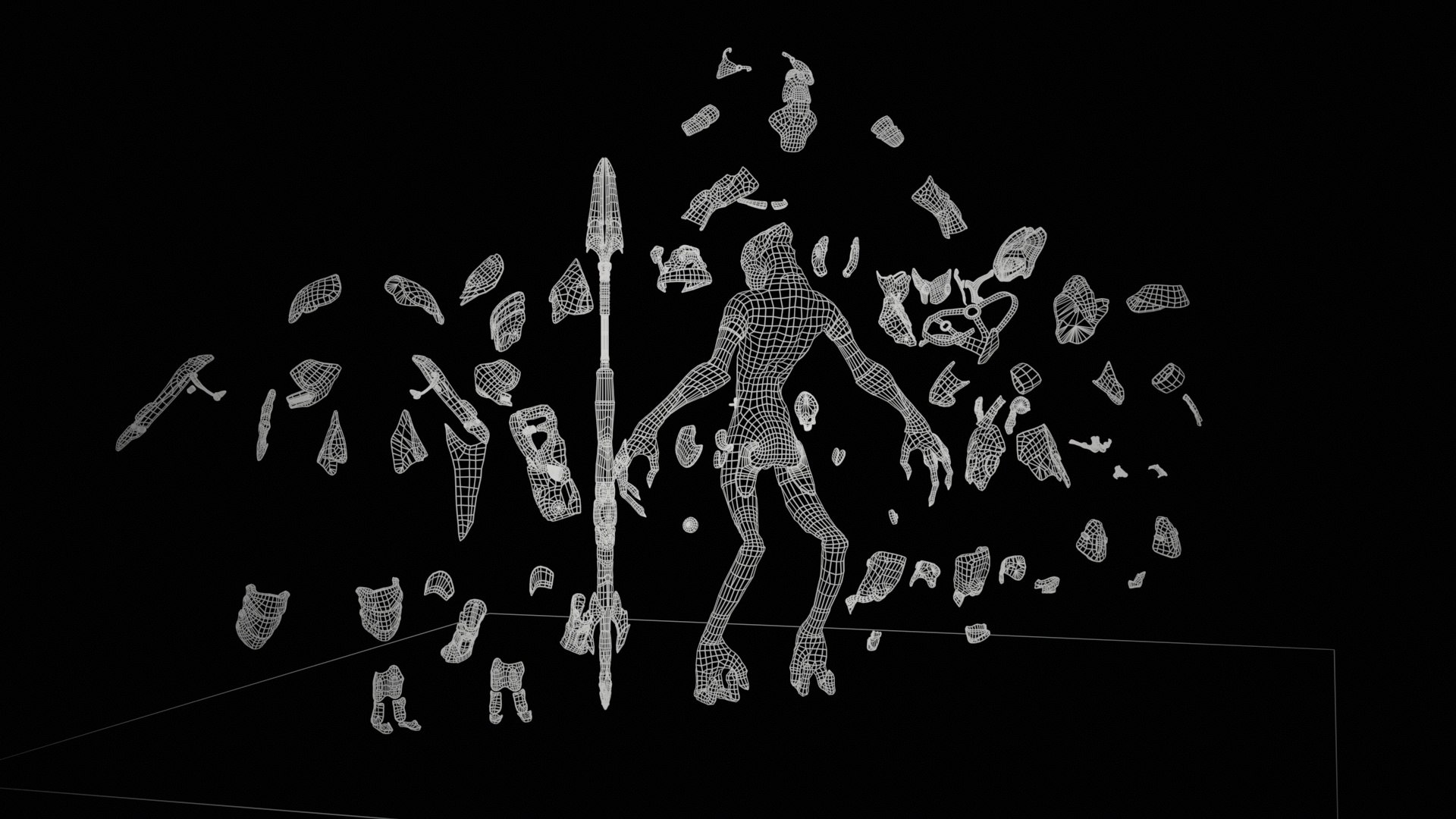 AlienHunter 3D model - TurboSquid 1962271