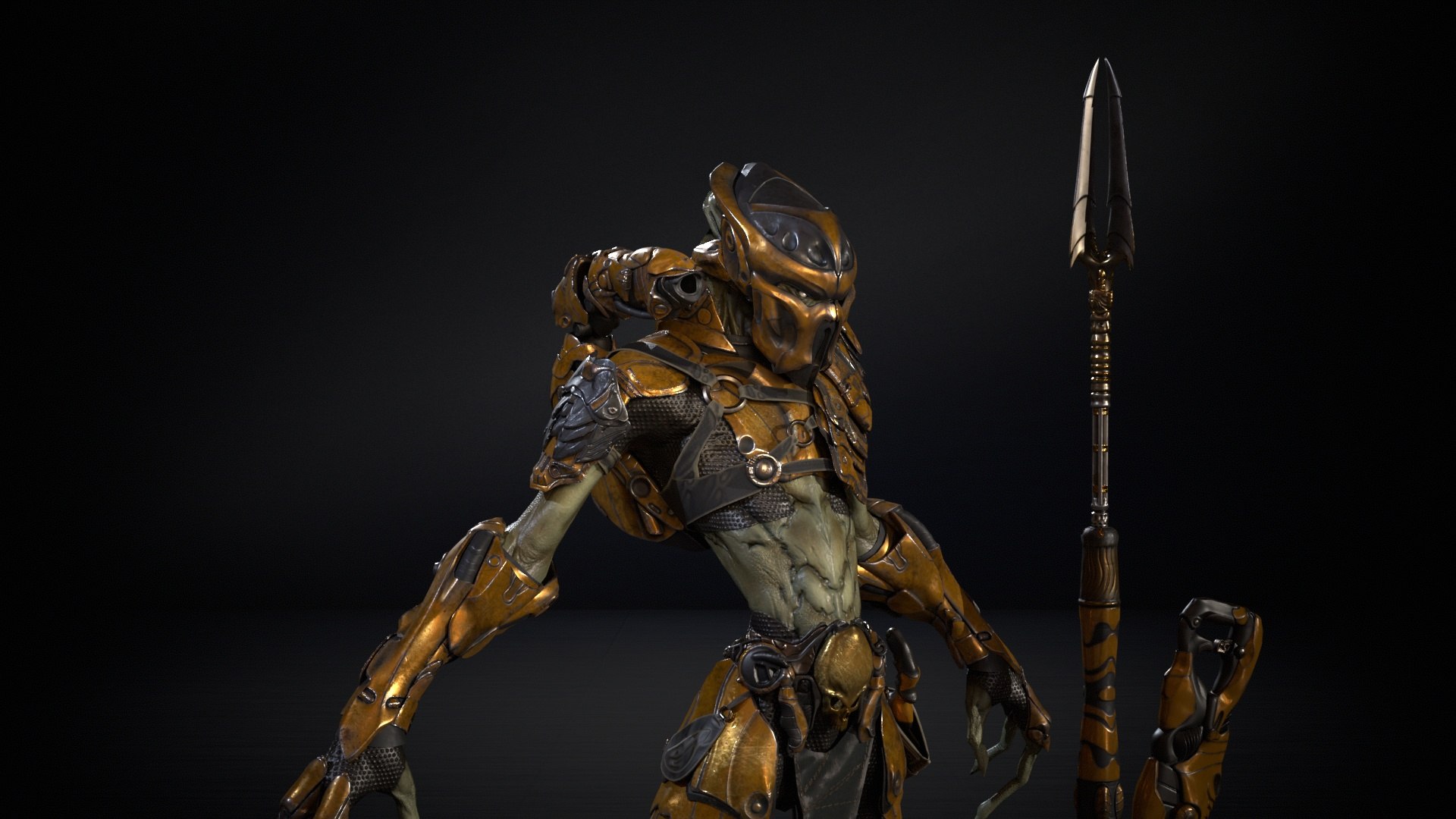 AlienHunter 3D model - TurboSquid 1962271