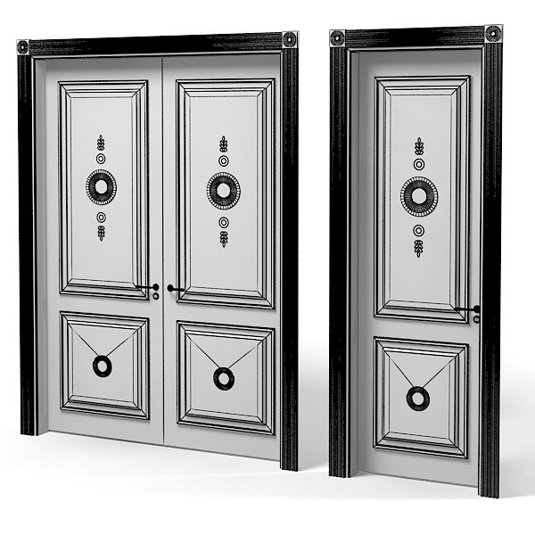 room door classic 3d max