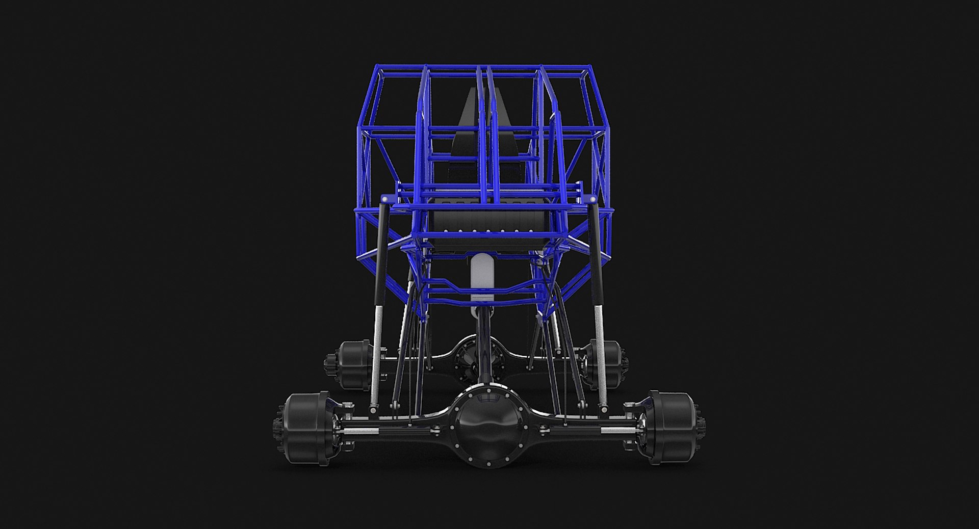 3d Model Monster Truck Frame