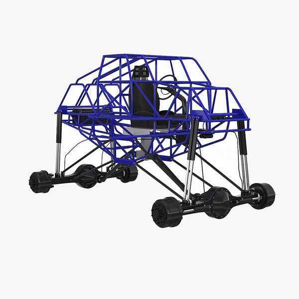 modelo 3d Monster Truck Frame - TurboSquid 1032422