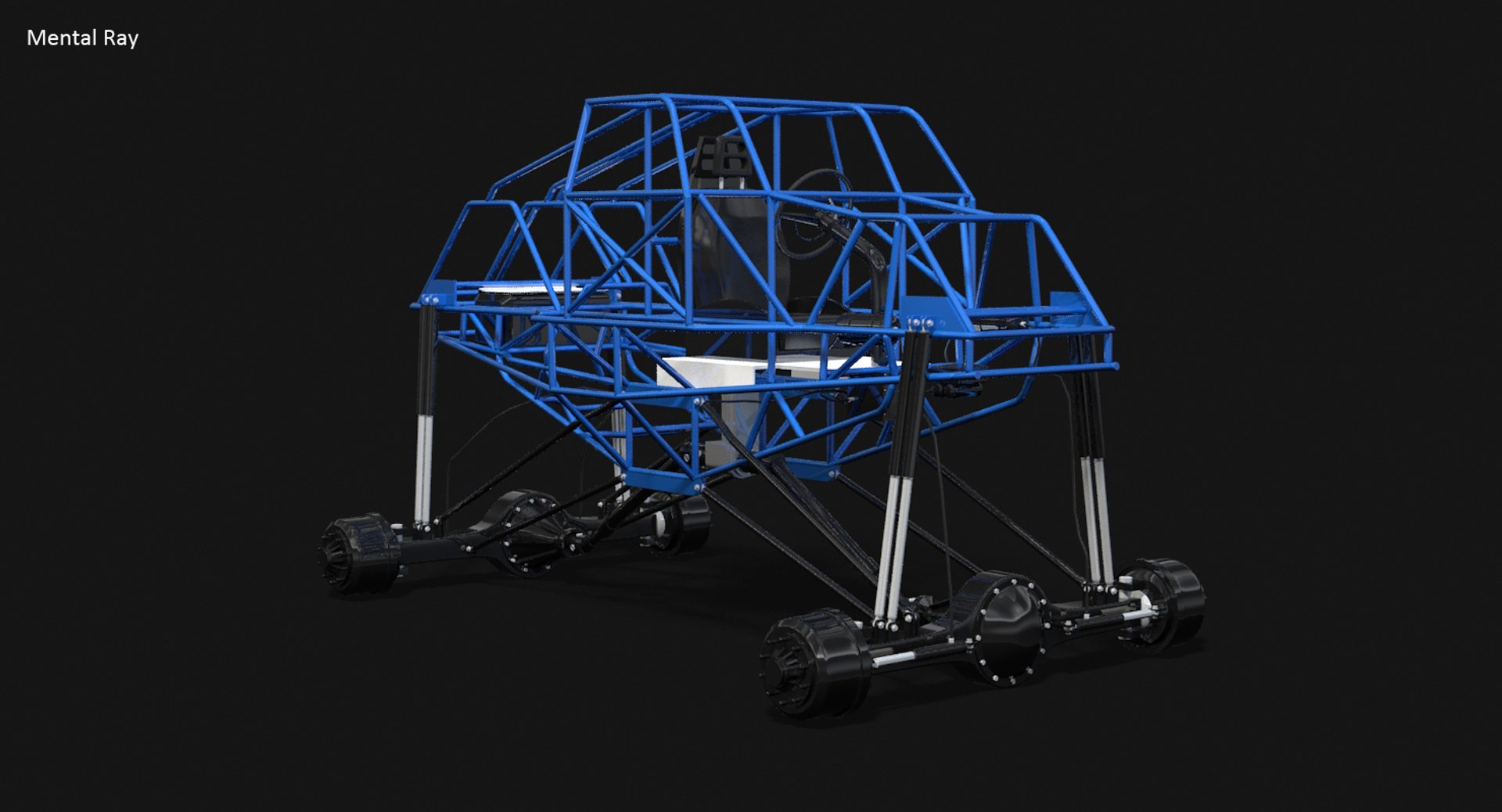 3d Model Monster Truck Frame