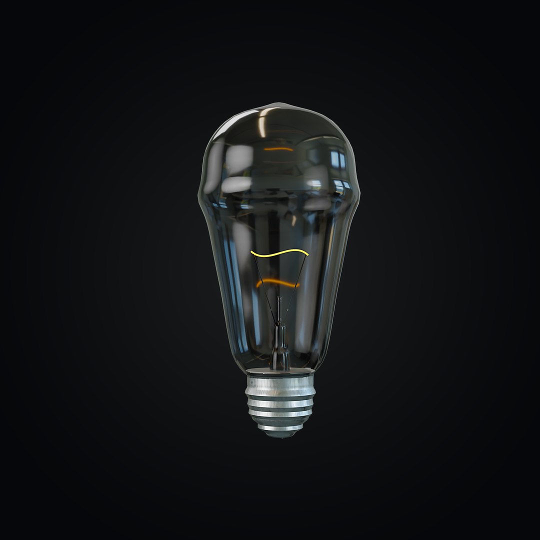 3D Rusty Old Black Lamp Hyper Realistic model - TurboSquid 2174229