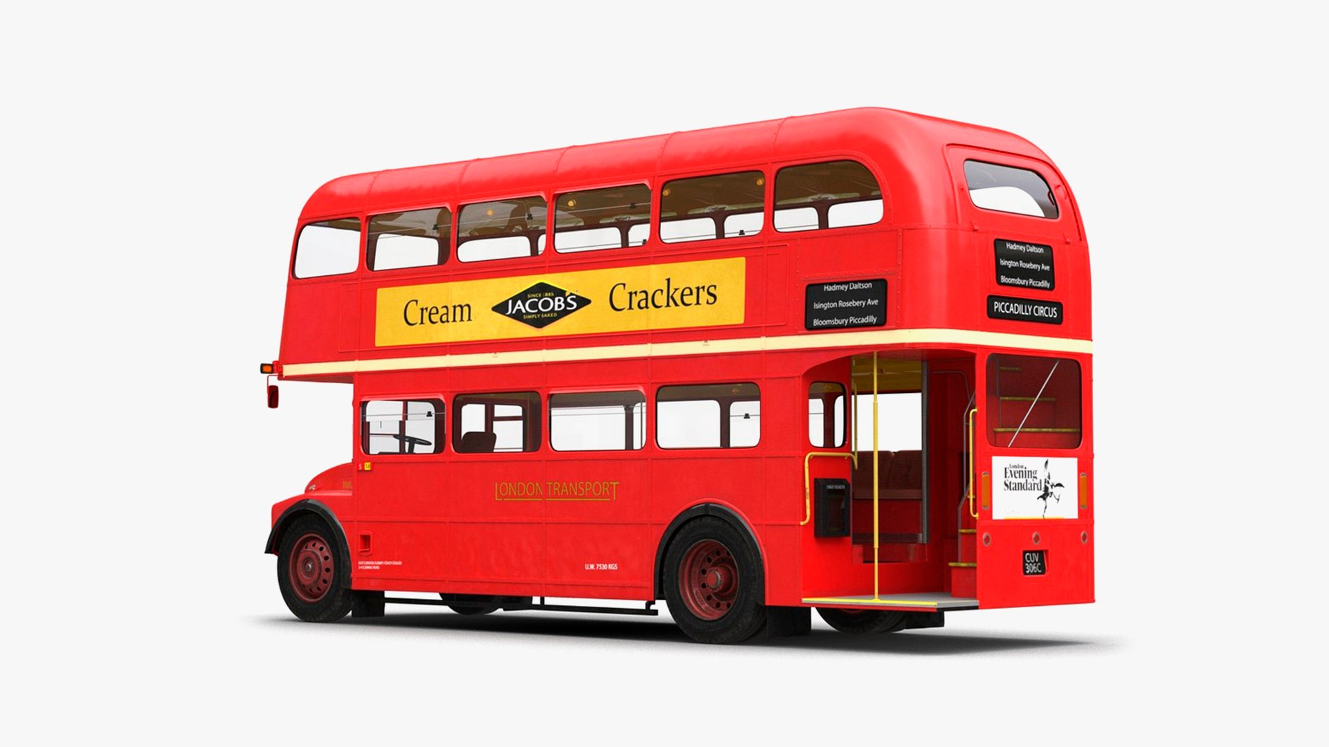 Double Decker Buses Collection 3D Model - TurboSquid 2098169