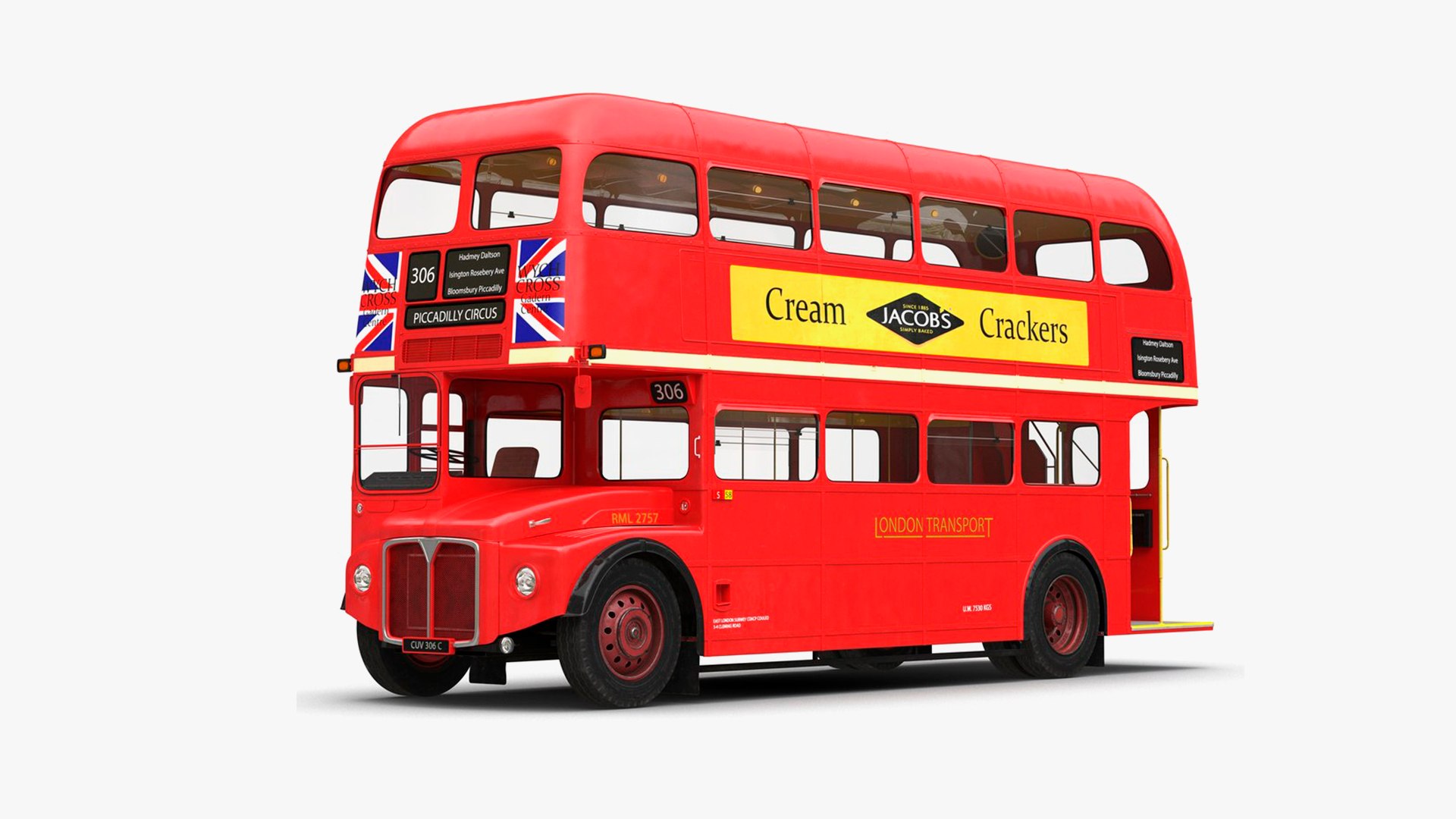 Double Decker Buses Collection 3D Model - TurboSquid 2098169