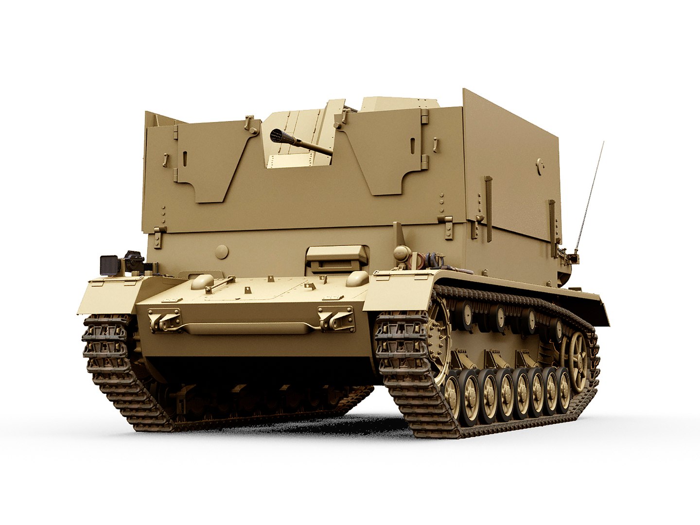 Flak Iv Panzer Tank 3D Model - TurboSquid 1704299