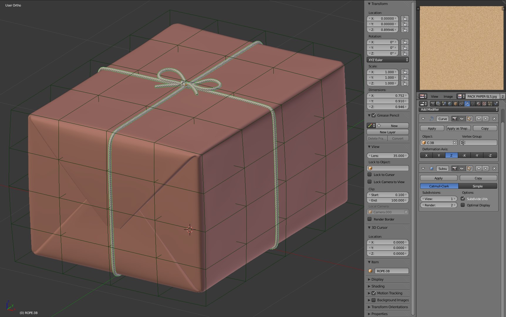 Warehouse Trolley With Wrapped Parcel 3D model - TurboSquid 2054256