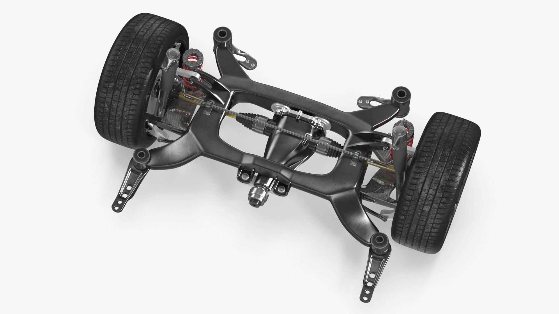 Sports Car Back Suspension Assembly 3D - TurboSquid 2215075