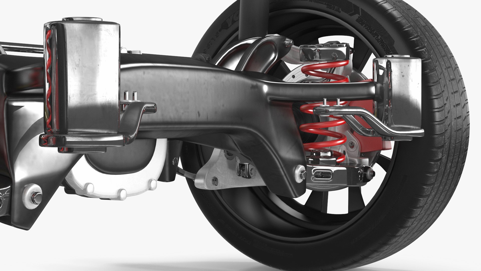 Sports Car Back Suspension Assembly 3D - TurboSquid 2215075