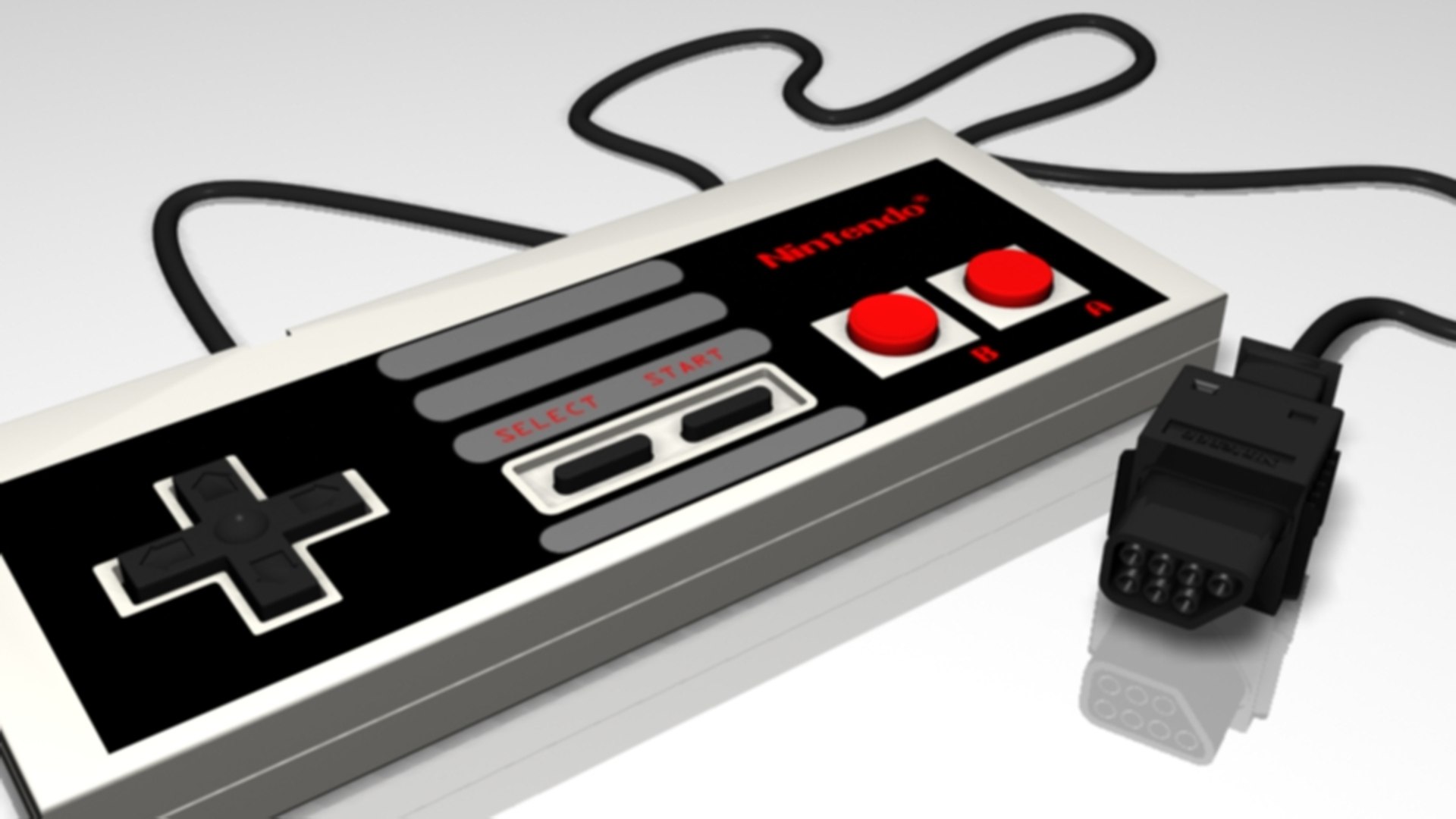 nes control 3d model