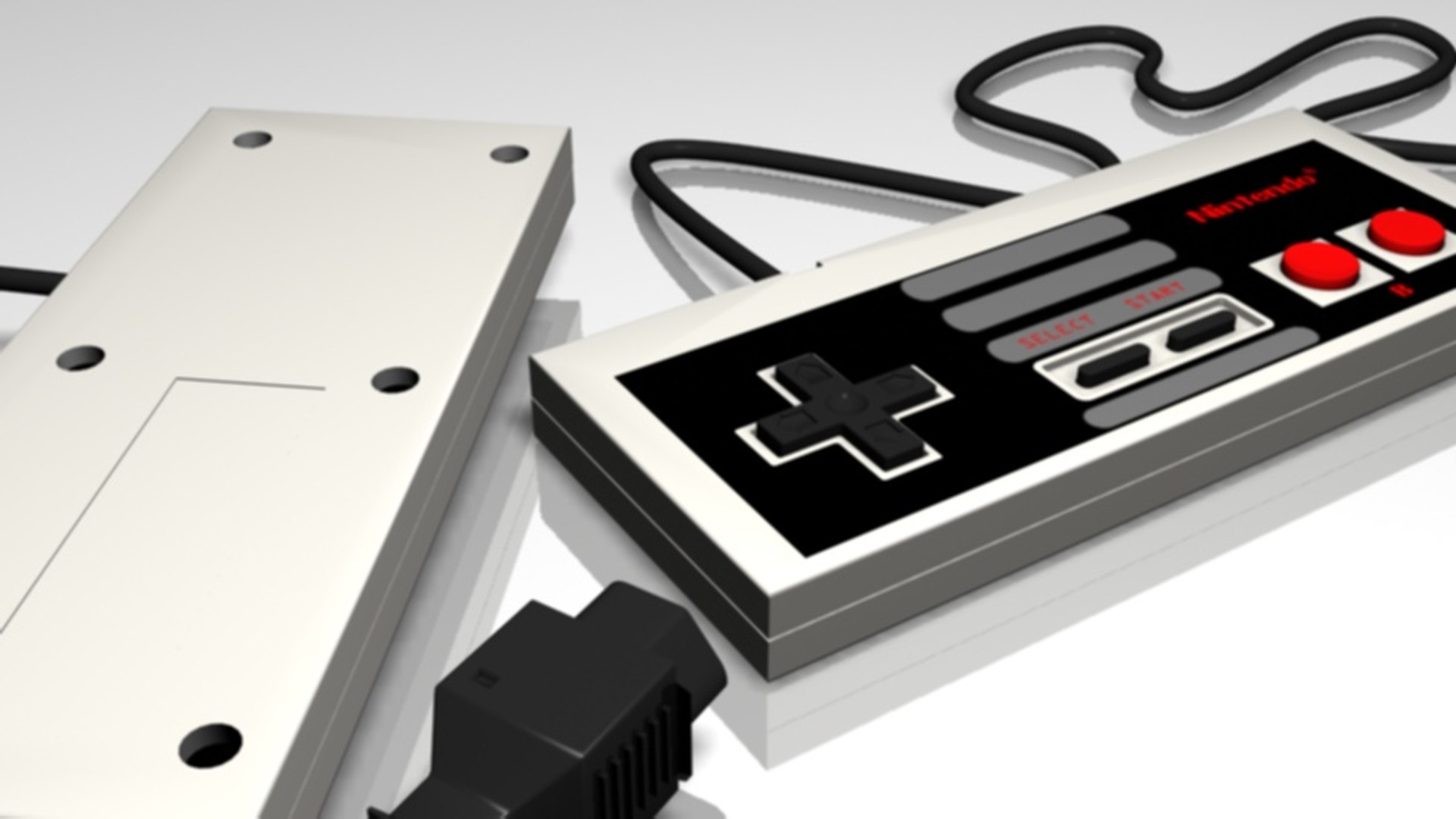 nes control 3d model