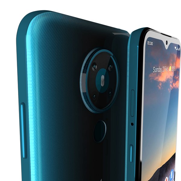 Nokia 5 3 cyan 3D model - TurboSquid 1617023
