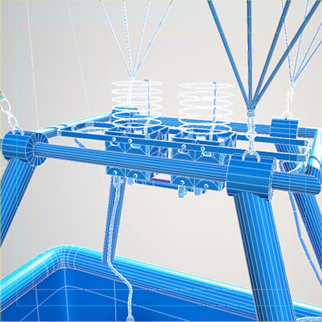 zeppelin hot air balloon 3d model