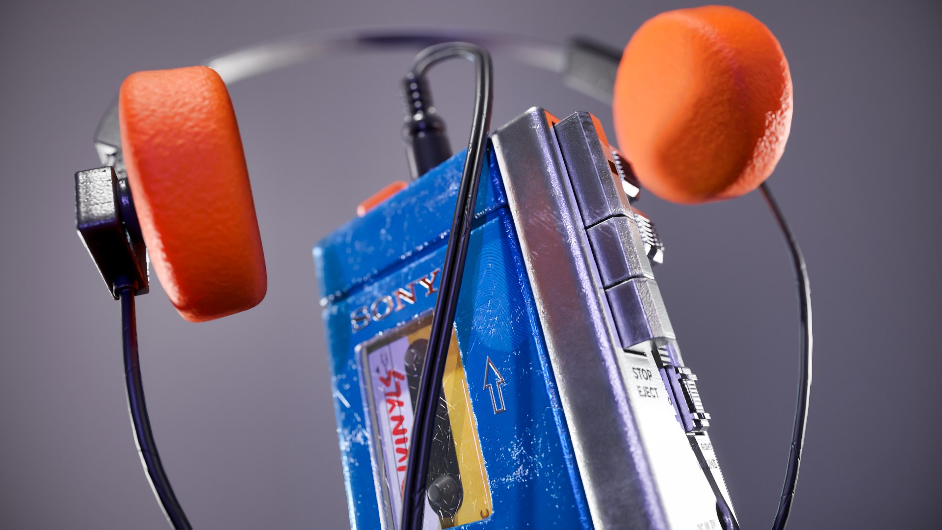 3D Model 90s Walkman - TurboSquid 1637470