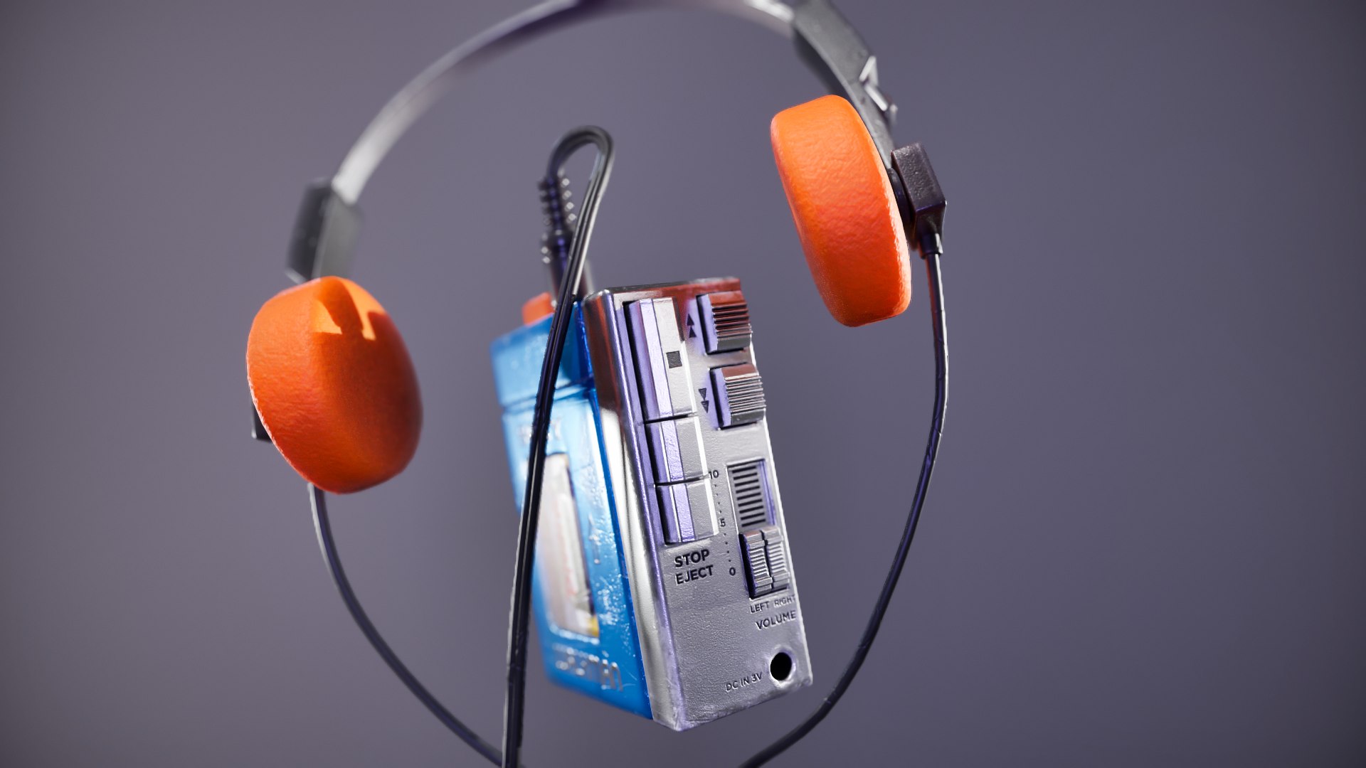 3D Model 90s Walkman - TurboSquid 1637470