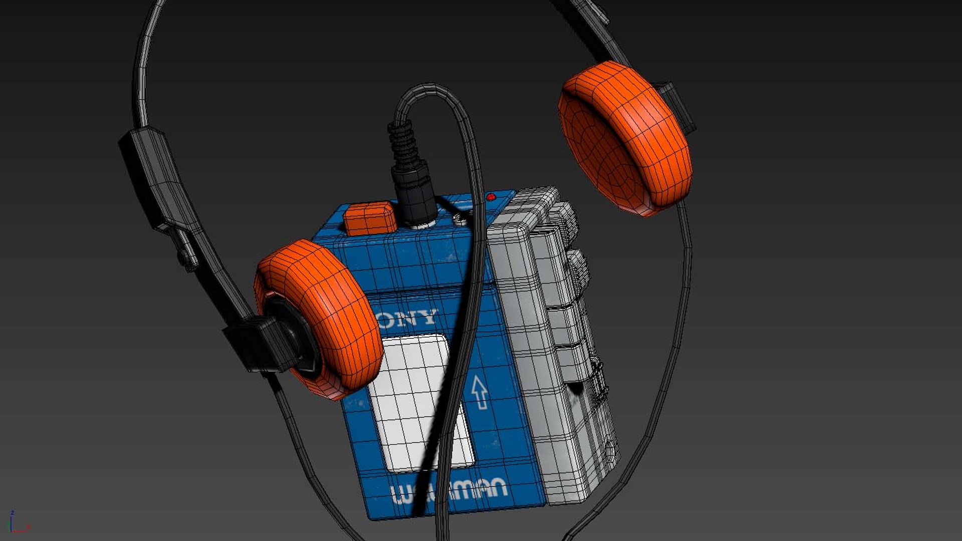3D Model 90s Walkman - TurboSquid 1637470