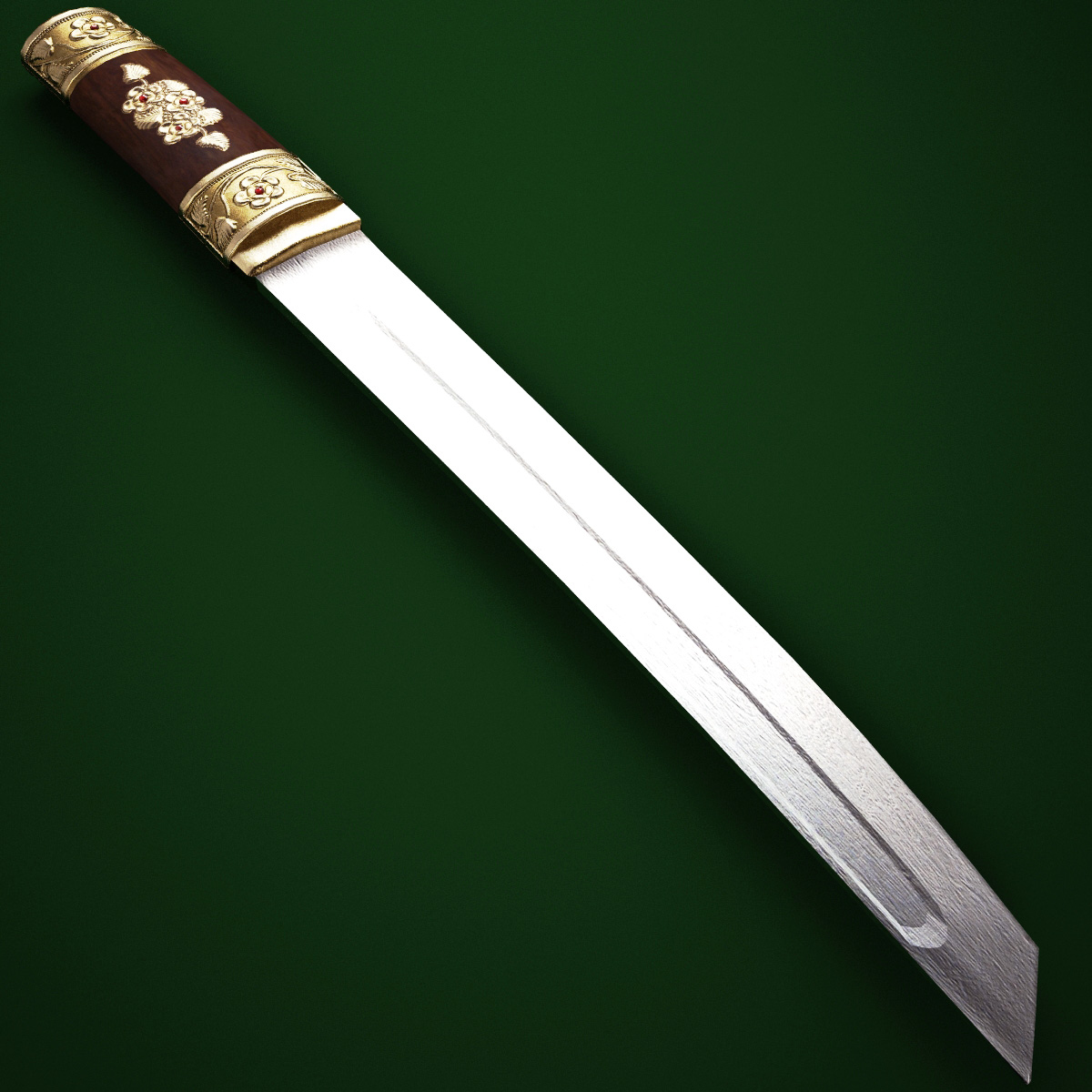 3d tanto samurai sword