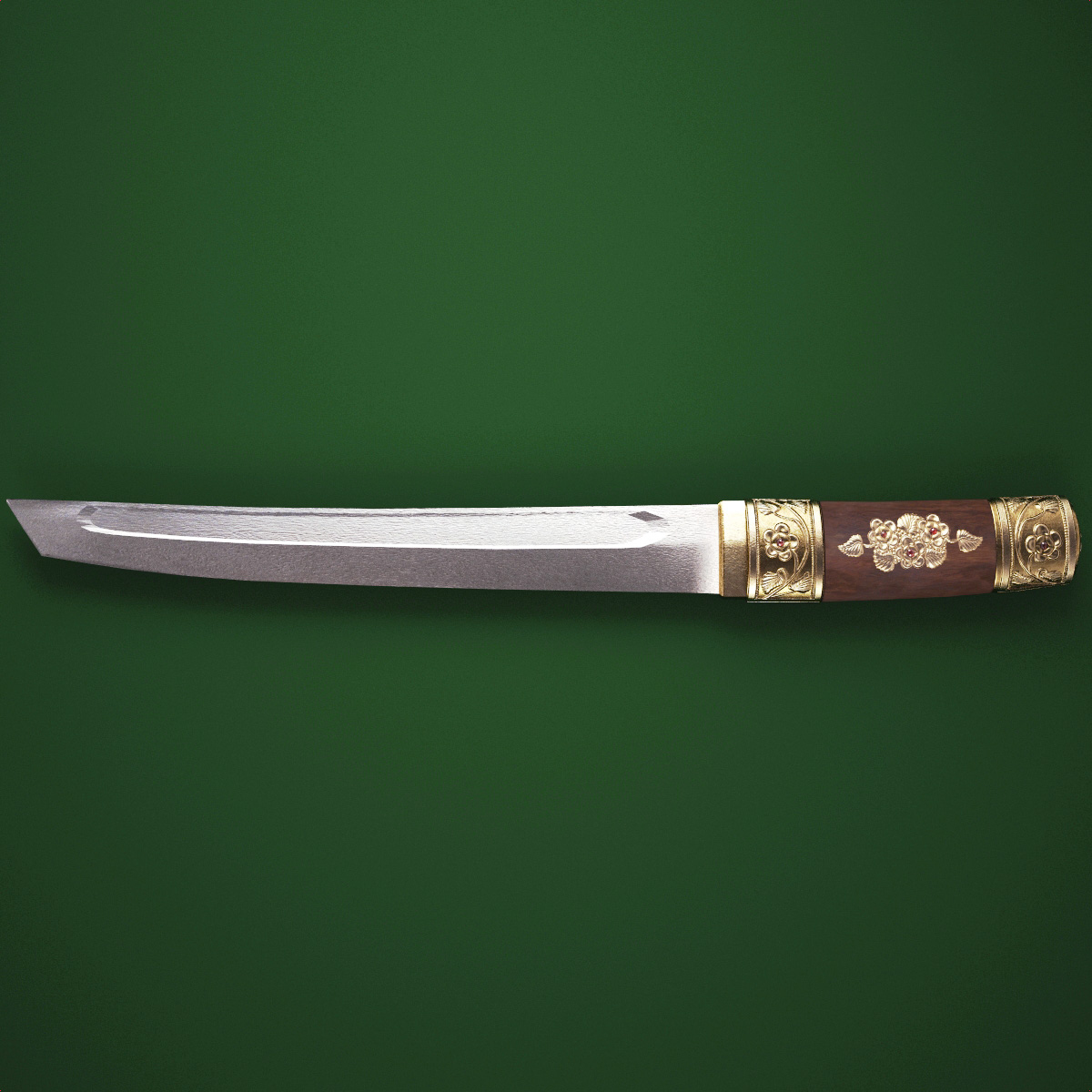 3d tanto samurai sword